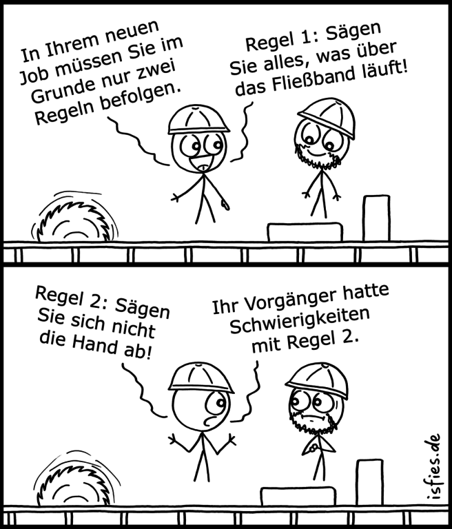 Regel 2 | Comic #279 | isfies