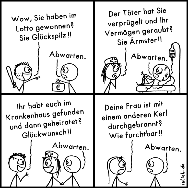 Abwarten | Comic #354 | islieb